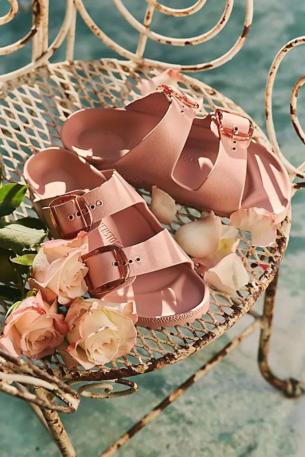 BIRKENSTOCK Eva Arizona Big Buckle Sandals - Pink Clay