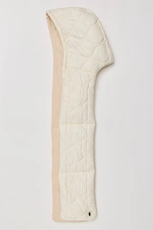 Free People Fleece-lined Hood Scarf - Mineral