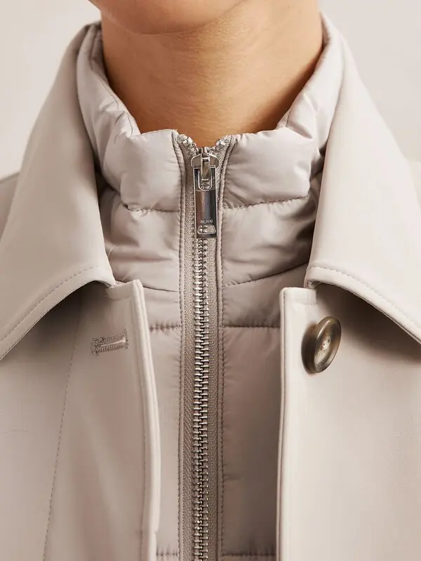 REISS Logan Removable-gilet Hybrid Overcoat
