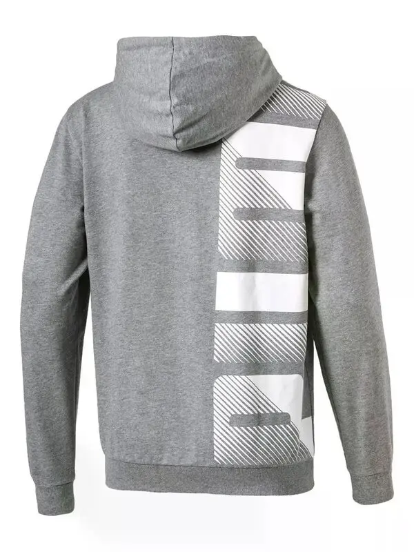 PUMA Printed Zip-up Hoodie - Grey