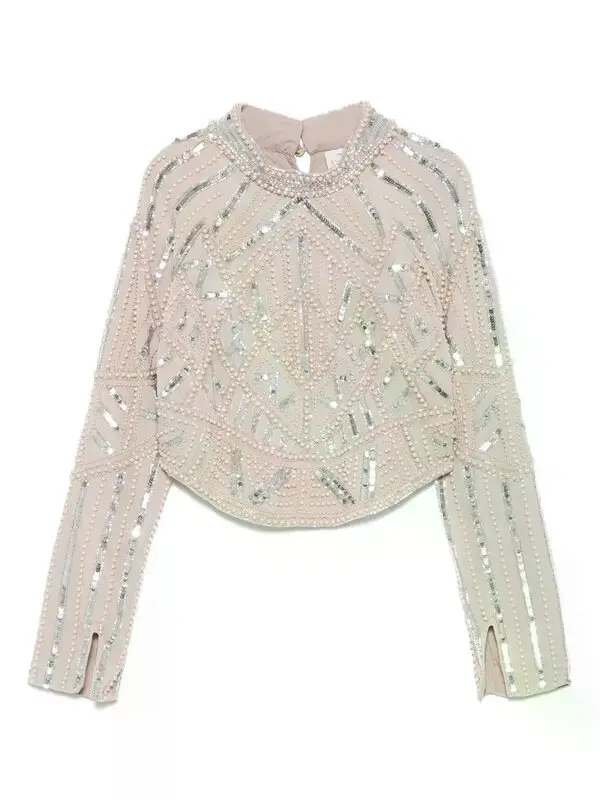 FORTE_FORTE Sequin-embellished Top