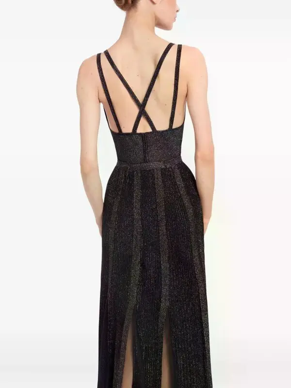 Elie Saab Metallic Knitted Body