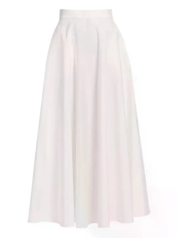 Elie Saab Cotton A-line Skirt