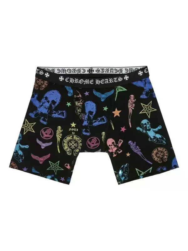 Chrome Hearts X Foti Printed Boxers - Black