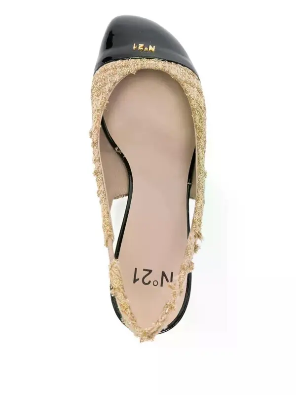 N°21 Panelled Slingback Pumps