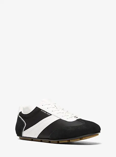 Michael Kors Susie Mixed-media Sneakers - Black