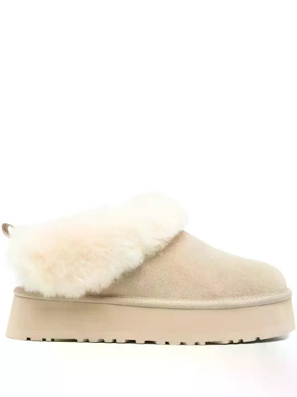 UGG Shearling Platform Boots - Neutrals