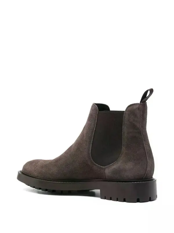 Kiton Leather Chelsea Boots