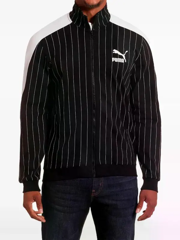 PUMA Archive Pinstripe T7 Track Jacket - Black