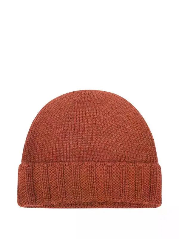 DRUMOHR Ribbed Beanie - Brown