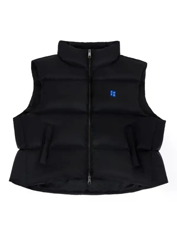 ADER ERROR Tag-appliqué Gilet - Black