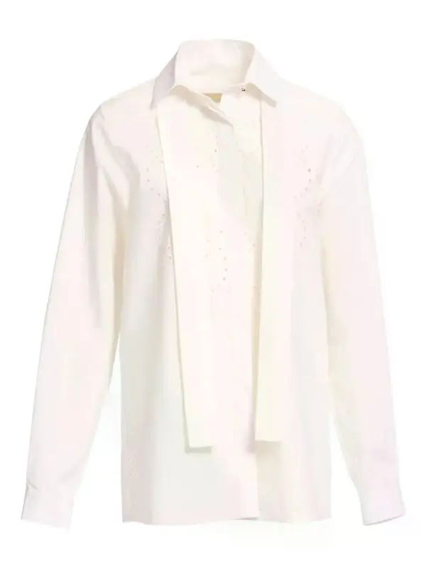 Elie Saab Monogram-embroidered Shirt