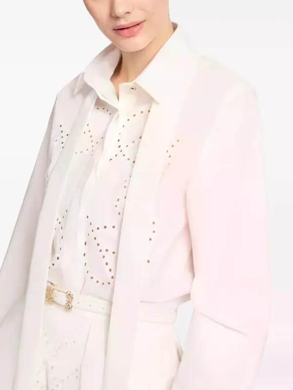 Elie Saab Monogram-embroidered Shirt