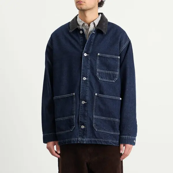 POLAR SKATE CO. Flannel Lined Ezra Jacket - Indigo
