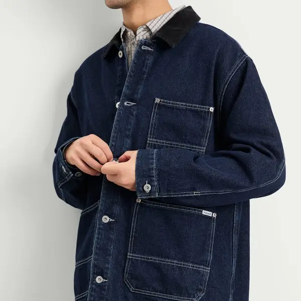 POLAR SKATE CO. Flannel Lined Ezra Jacket - Indigo