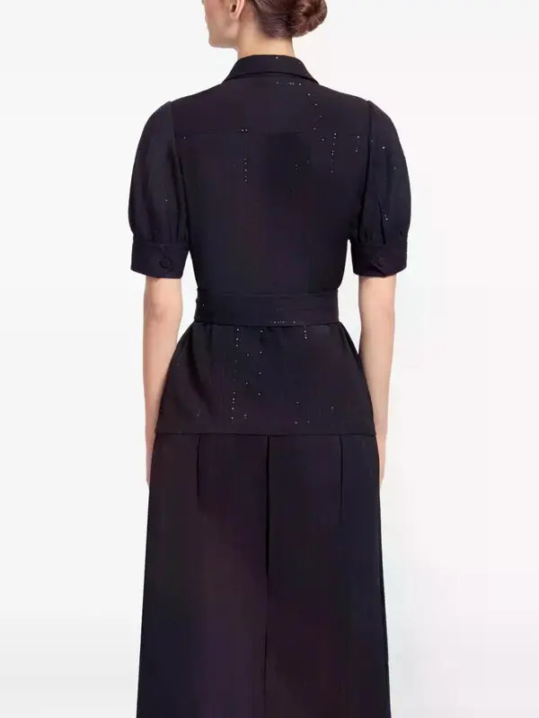 Elie Saab Belted Crepe Shirt