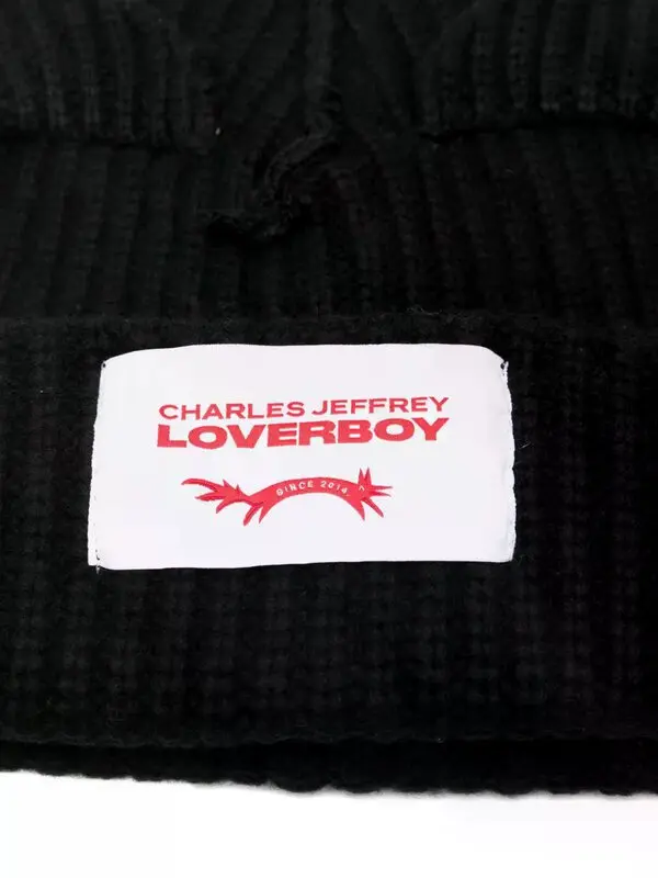 CHARLES JEFFREY Ribbed-knit Beanie