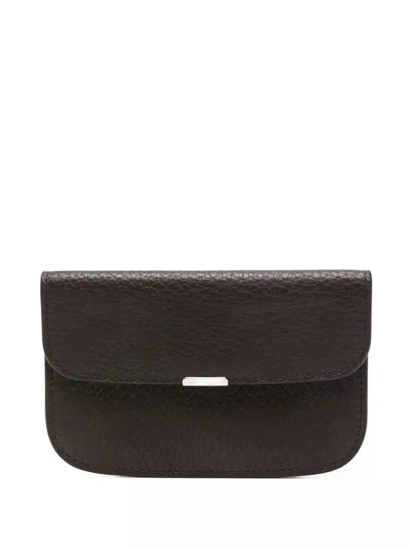 LEMAIRE Leather Card Holder - Brown