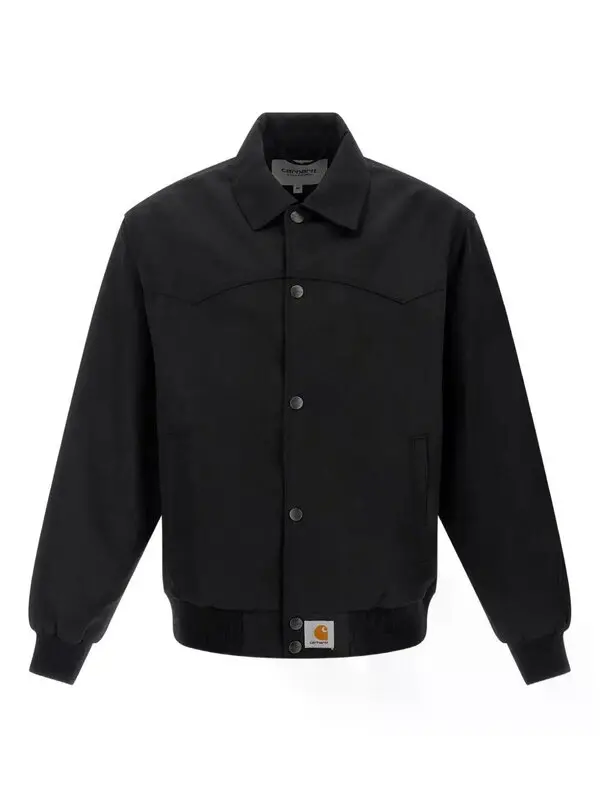 Carhartt Work In Progress Logo Patch Ribbed Ray Jacket