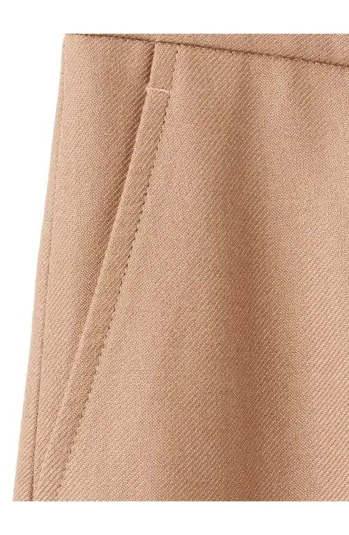 Mango Natalie Wool Blend Trousers