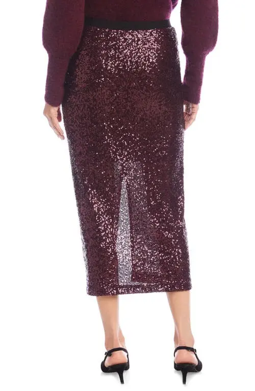 Karen Kane Sequin Midi Skirt