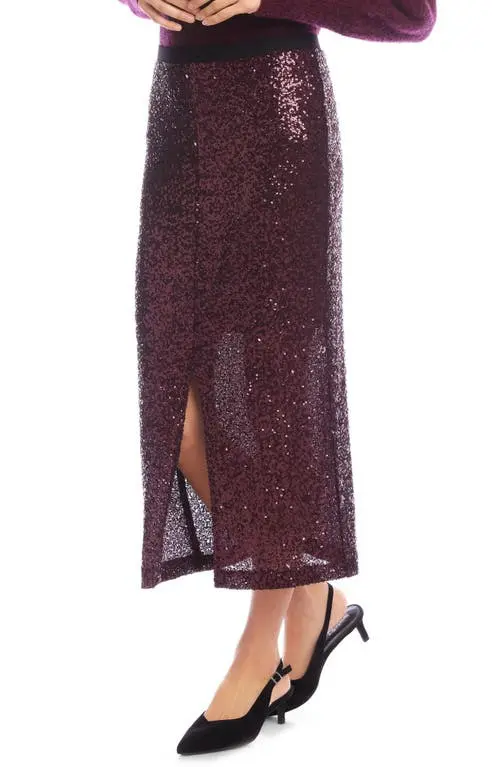 Karen Kane Sequin Midi Skirt