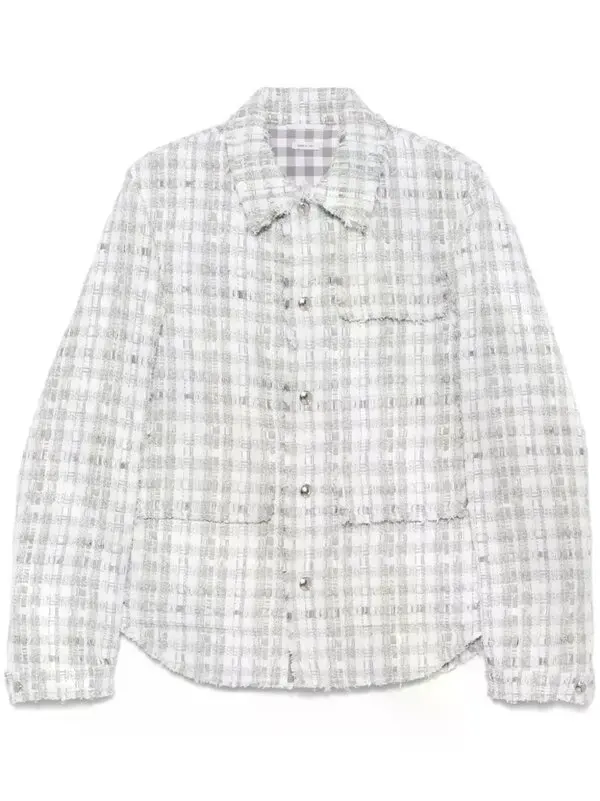 Thom Browne Gingham Tweed Jacket