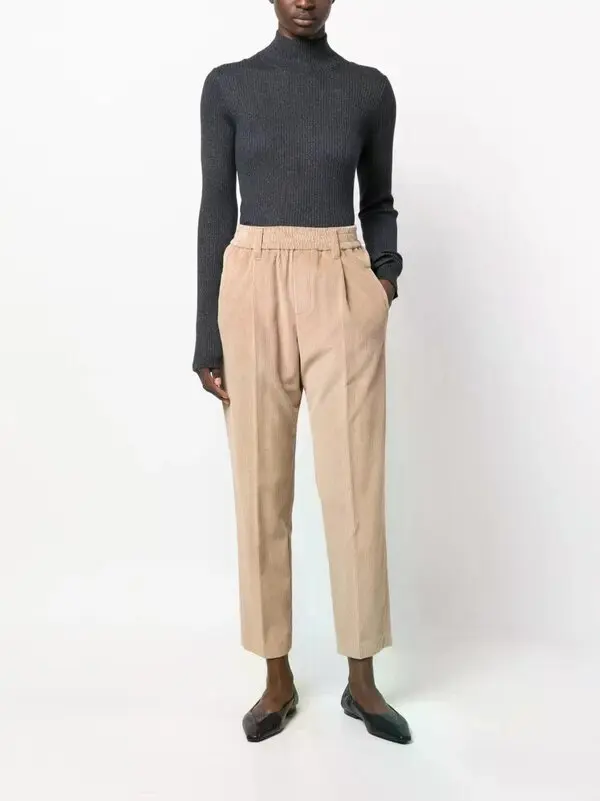 Brunello Cucinelli Pressed-crease Tailored Trousers