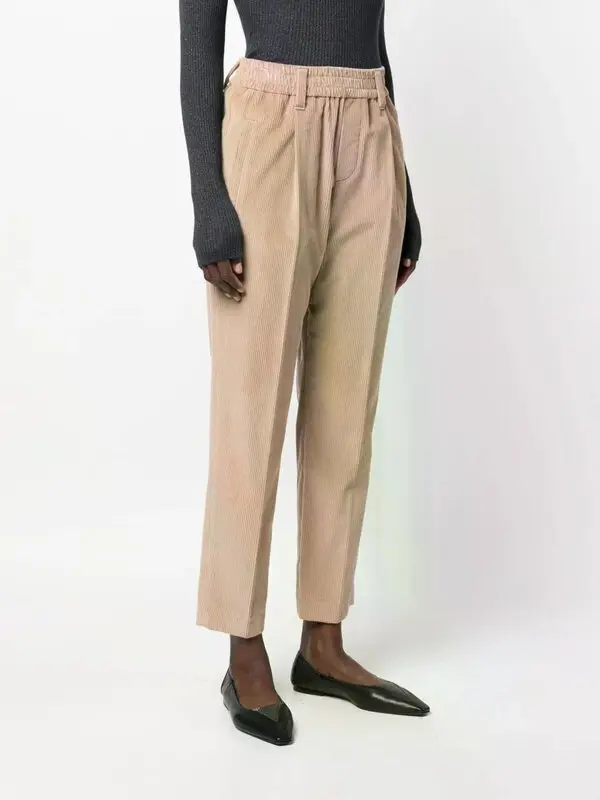 Brunello Cucinelli Pressed-crease Tailored Trousers