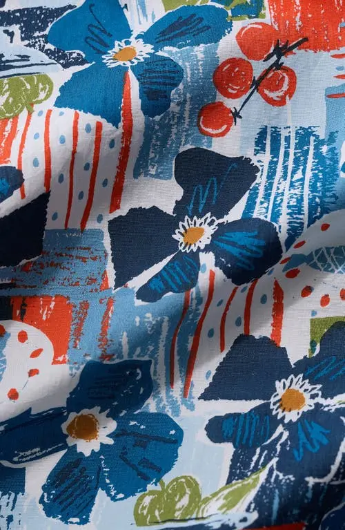 SEASALT CORNWALL Lamorna Print Organic Cotton Midi Dress