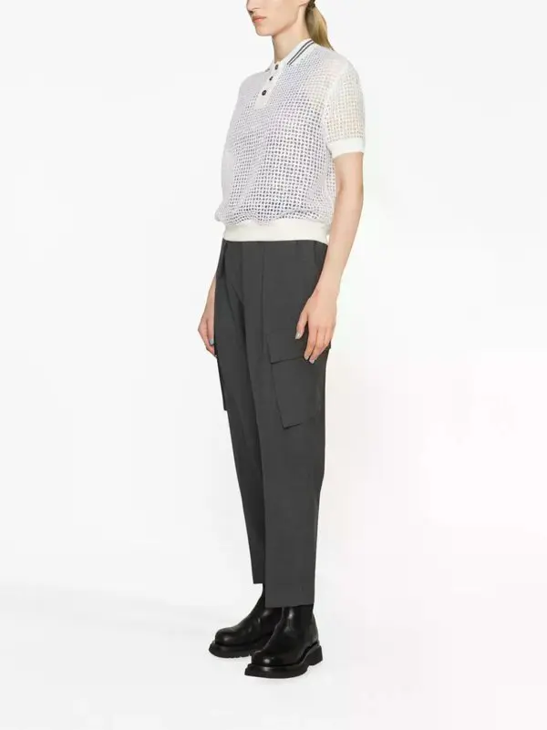 Brunello Cucinelli Polo-collar Knit Top