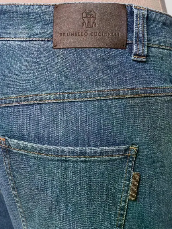 Brunello Cucinelli Mid-rise Straight-leg Jeans