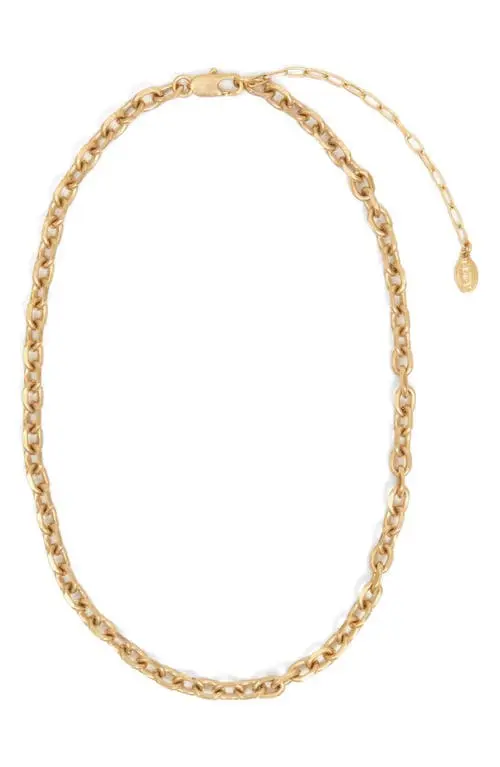 Clare V. Charm Chain Necklace - Gold Vermeil