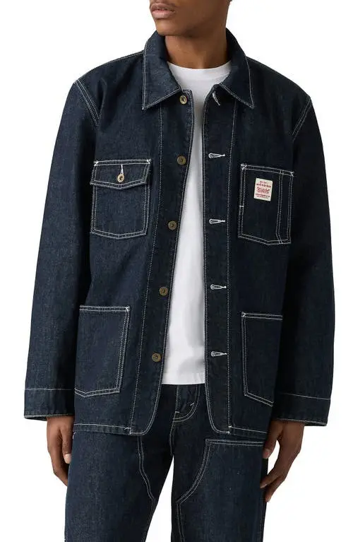 LEVI'S Cotton Denim Chore Coat