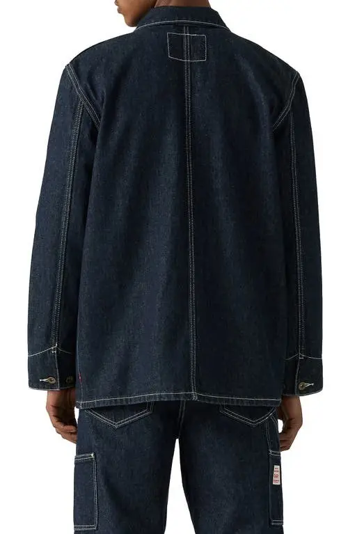 LEVI'S Cotton Denim Chore Coat