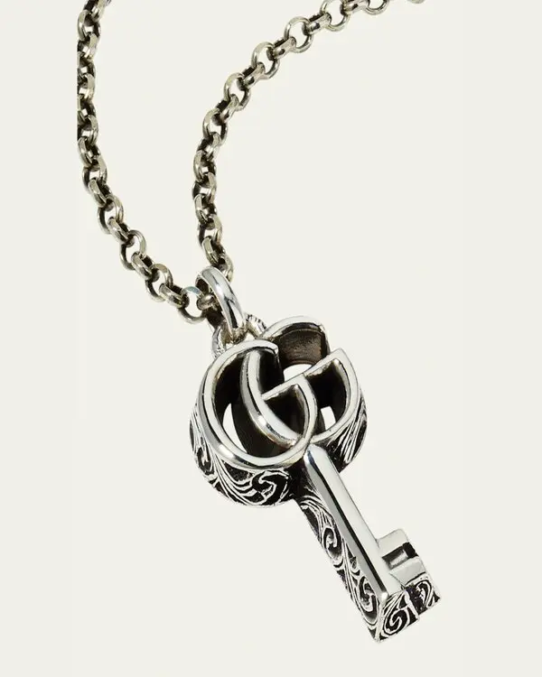 Gucci Gg Marmont Key Pendant Necklace