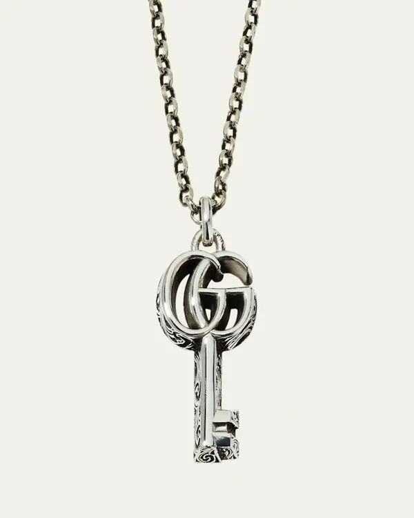 Gucci Gg Marmont Key Pendant Necklace
