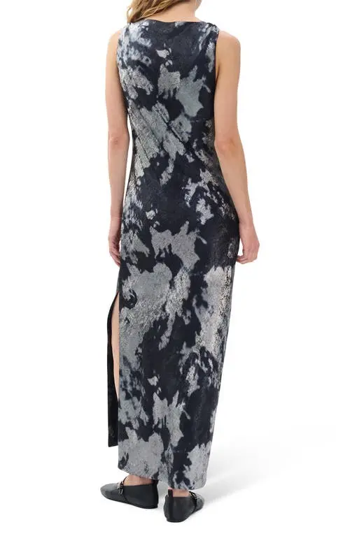 Rag & Bone Margaret Metallic Sleeveless Maxi Dress