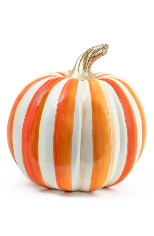 MACKENZIE-CHILDS Stripe Medium Pumpkin - Orange