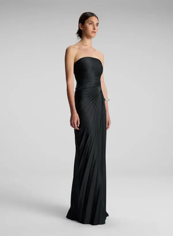 A.L.C. Bianca Strapless Maxi Dress - Black