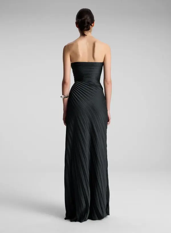 A.L.C. Bianca Strapless Maxi Dress - Black