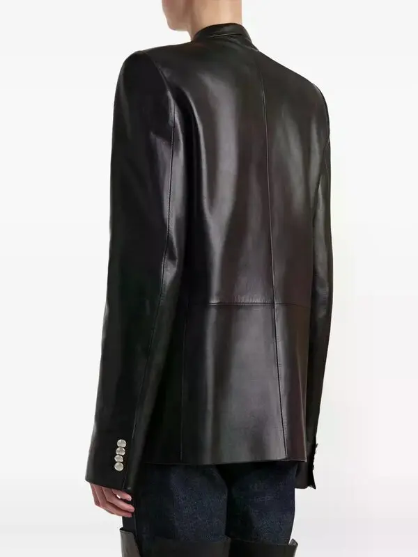 Khaite Button Lambskin Jacket
