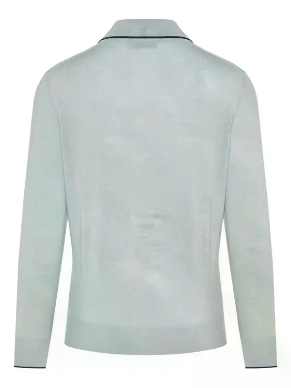 Canali Long Sleeve Polo Shirt