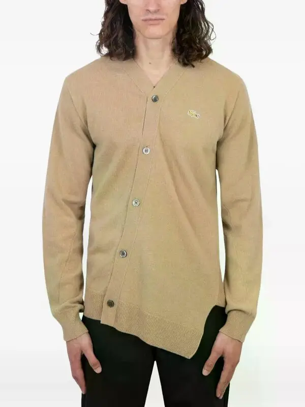 Comme Des Garçons Buttoned Ribbed Sweater