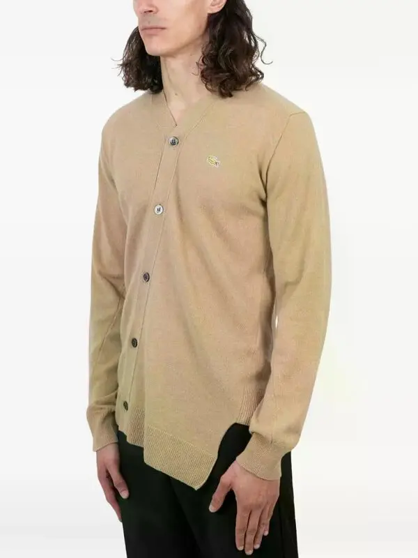 Comme Des Garçons Buttoned Ribbed Sweater