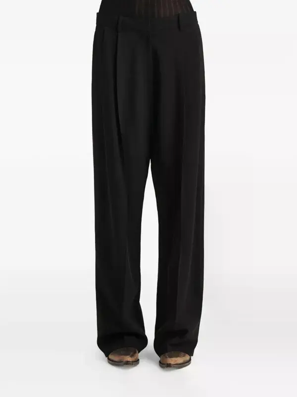 Khaite Belt-loops Pleated Trousers