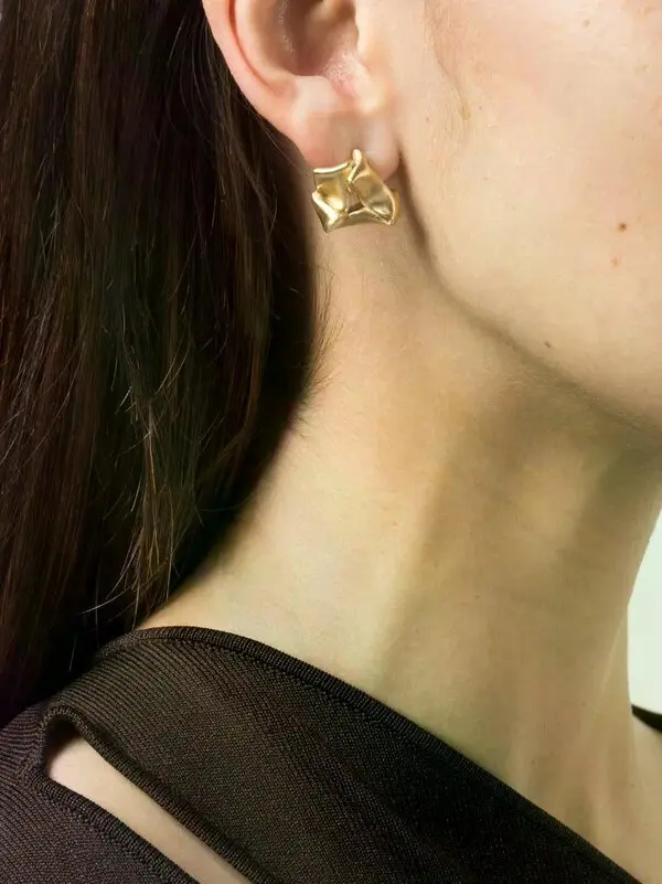 Completedworks Folded, Then Crumpled Earrings