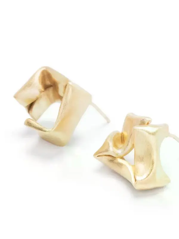 Completedworks Folded, Then Crumpled Earrings