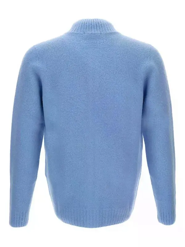 DRUMOHR Zip-front High-neck Sweater