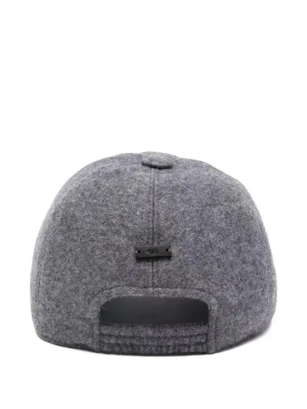 Fedeli Panelled Baseball Cap - Grey